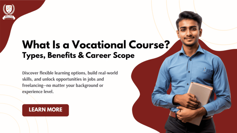 What Is a Vocational Course? Meaning, Types, Benefits